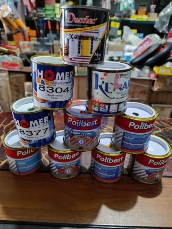 Jual Polibest cat dasar kayu besi kaleng 100cc / cat kayu besi polibest ...