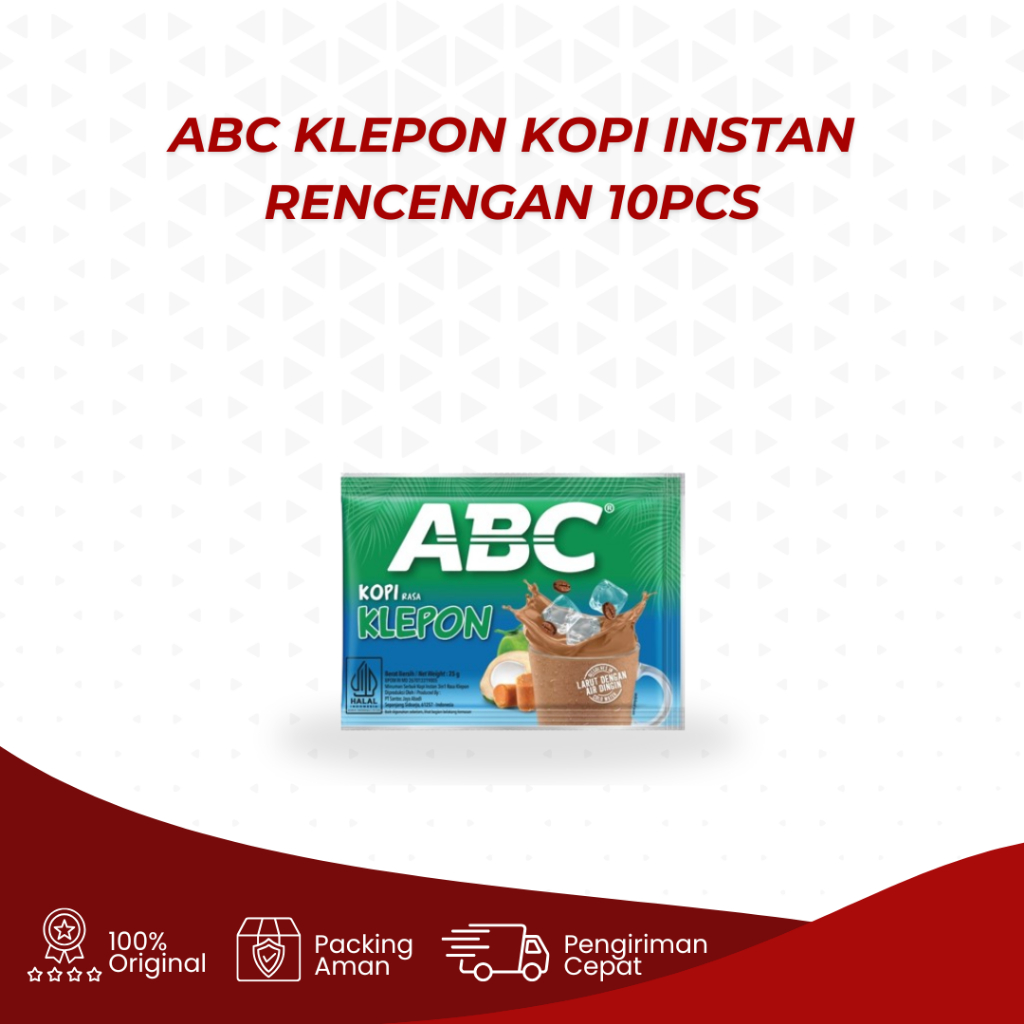 Jual ABC Kopi Klepon 1 Renteng isi 10 Sachet | Shopee Indonesia