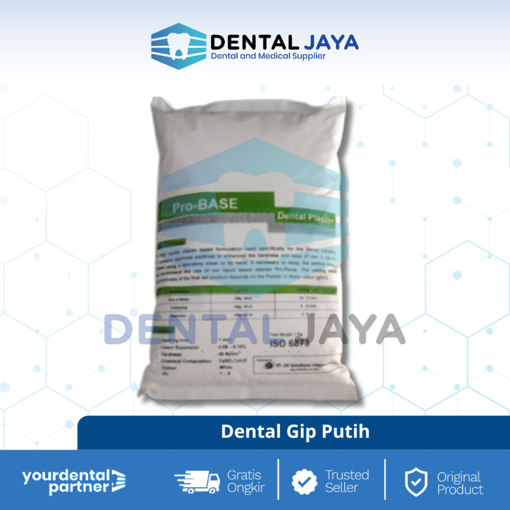 Jual Formula Dental Moldano Gips Stone Putih 1kg | Shopee Indonesia