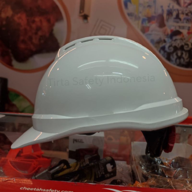 Jual Helm Safety Proyek MSA Vented Warna Putih - Safety Helmet MSA ...