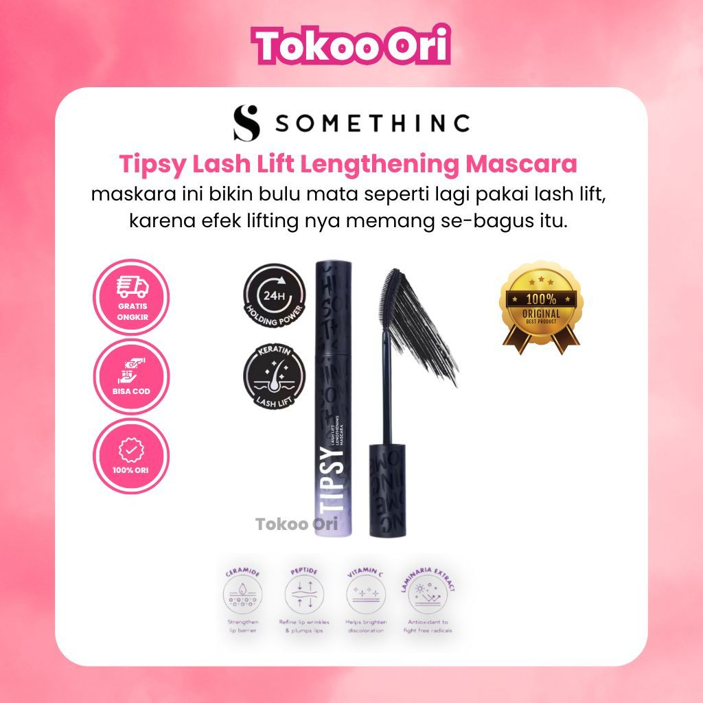 Jual SOMETHINC Tipsy Lash Lift Lengthening Mascara | Shopee Indonesia