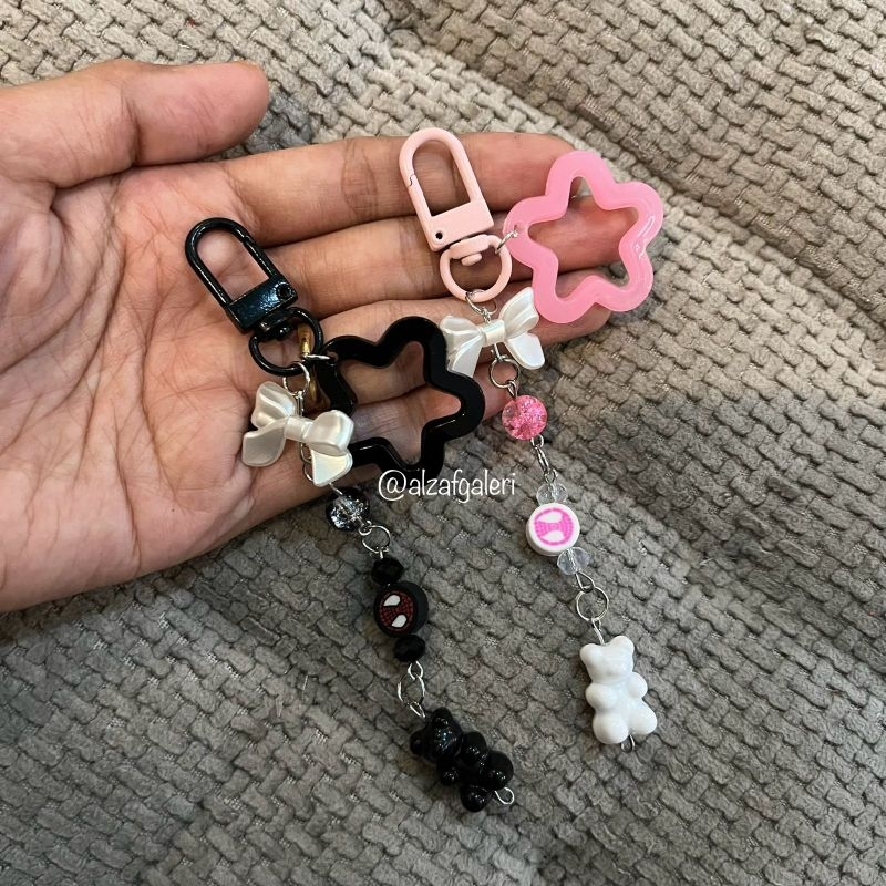 Jual Keychain Couple Manik Spiderman Pasangan Terbaru by Alzaf Galeri ...