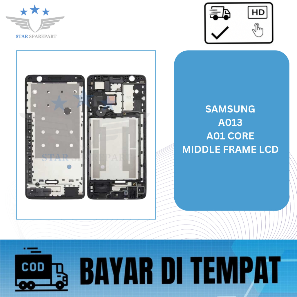 Jual MIDDLE FRAME LCD SAMSUNG A013 ( GALAXY A01 CORE ) / DUDUKAN LCD ...