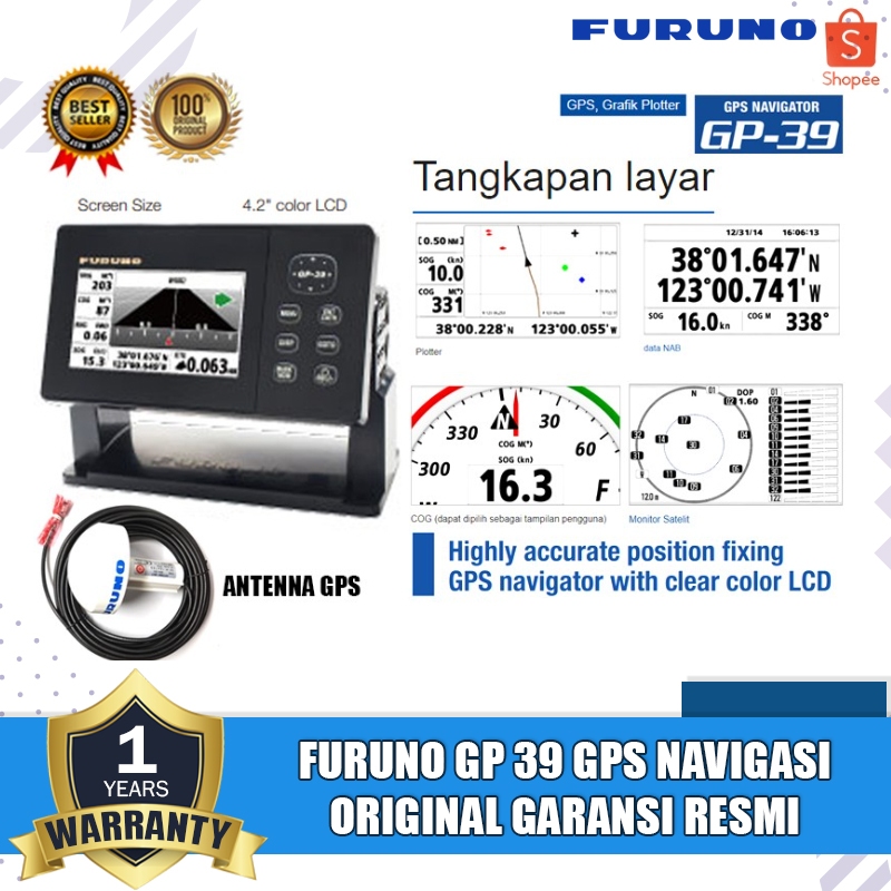 Jual FURUNO Gp39 Gp 39 Gps Navigator Kapal Original Garansi Resmi 1 ...