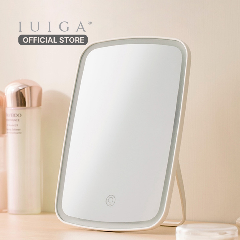Jual IUIGA Foldable LED Vanity Mirror - Cermin Makeup Lipat LED dengan ...