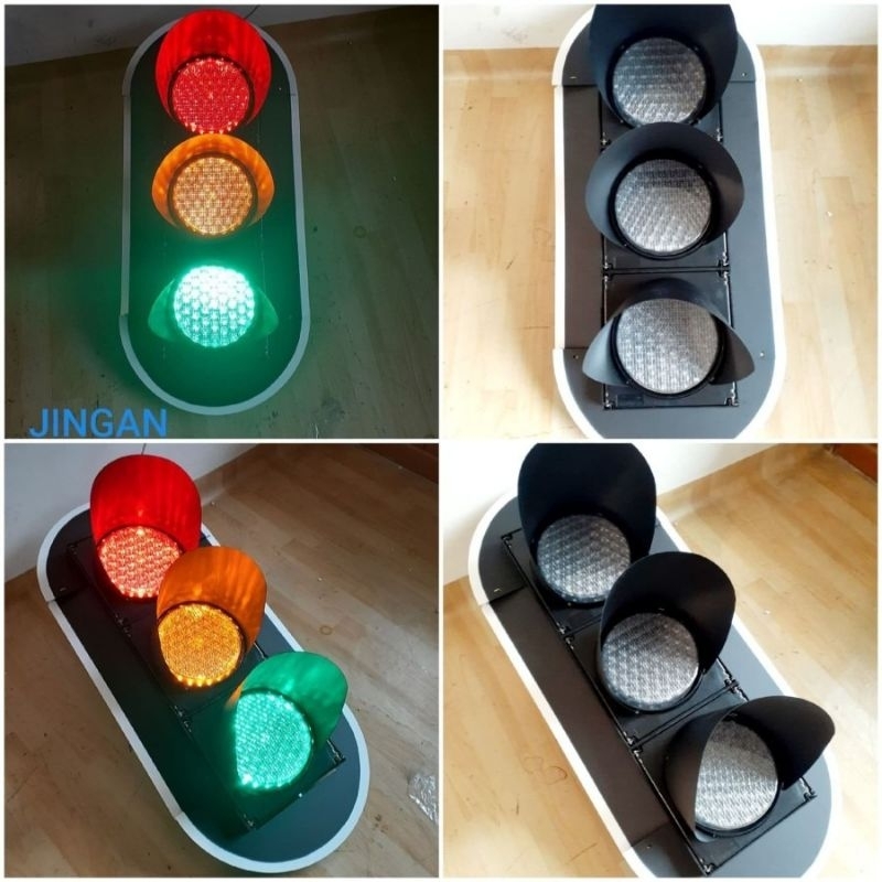 Jual lampu merah traffic light diameter 20 cm 3 mata | Shopee Indonesia