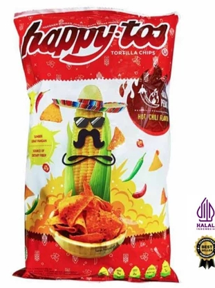 Jual HAPPY TOS Tortilla Chips 2 Varian Rasa 140gr | Shopee Indonesia