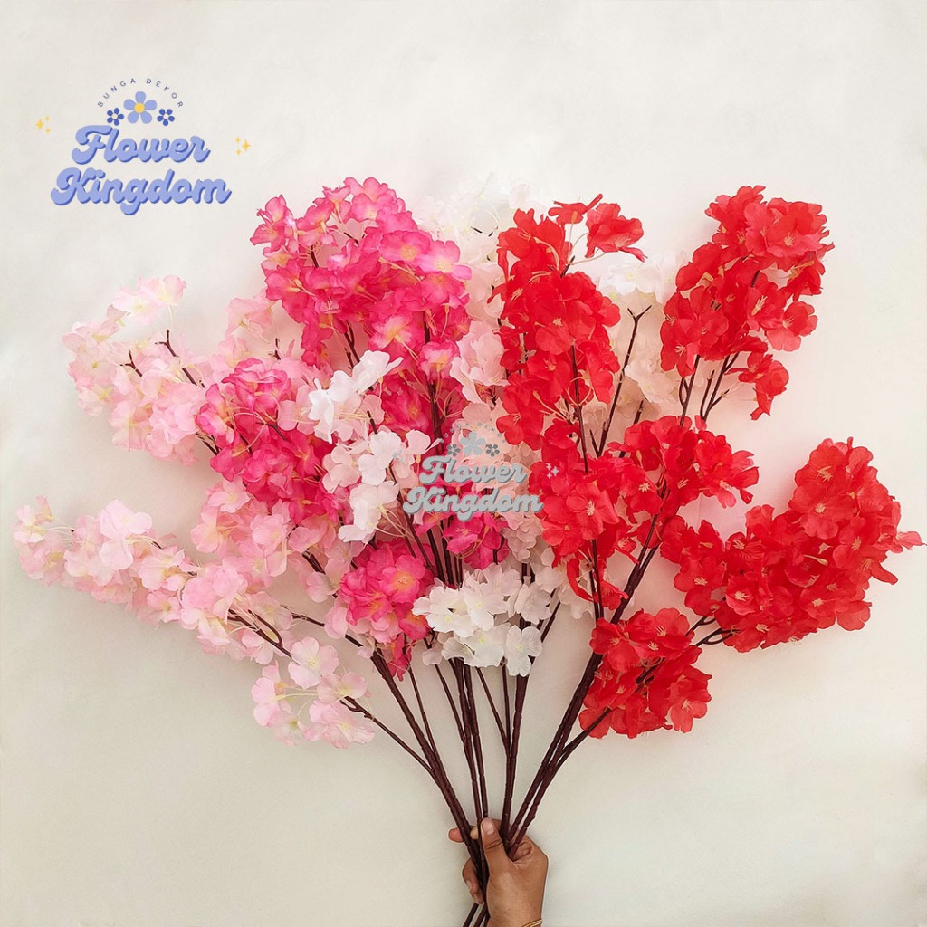 Jual Bunga Sakura Cherry Blossom Bunga Palsu Dekorasi Wedding Bunga ...