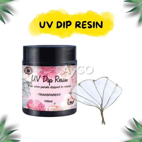 Jual UV DIP Resin Transparant / Resin Clear / Resin Celup Bening ...