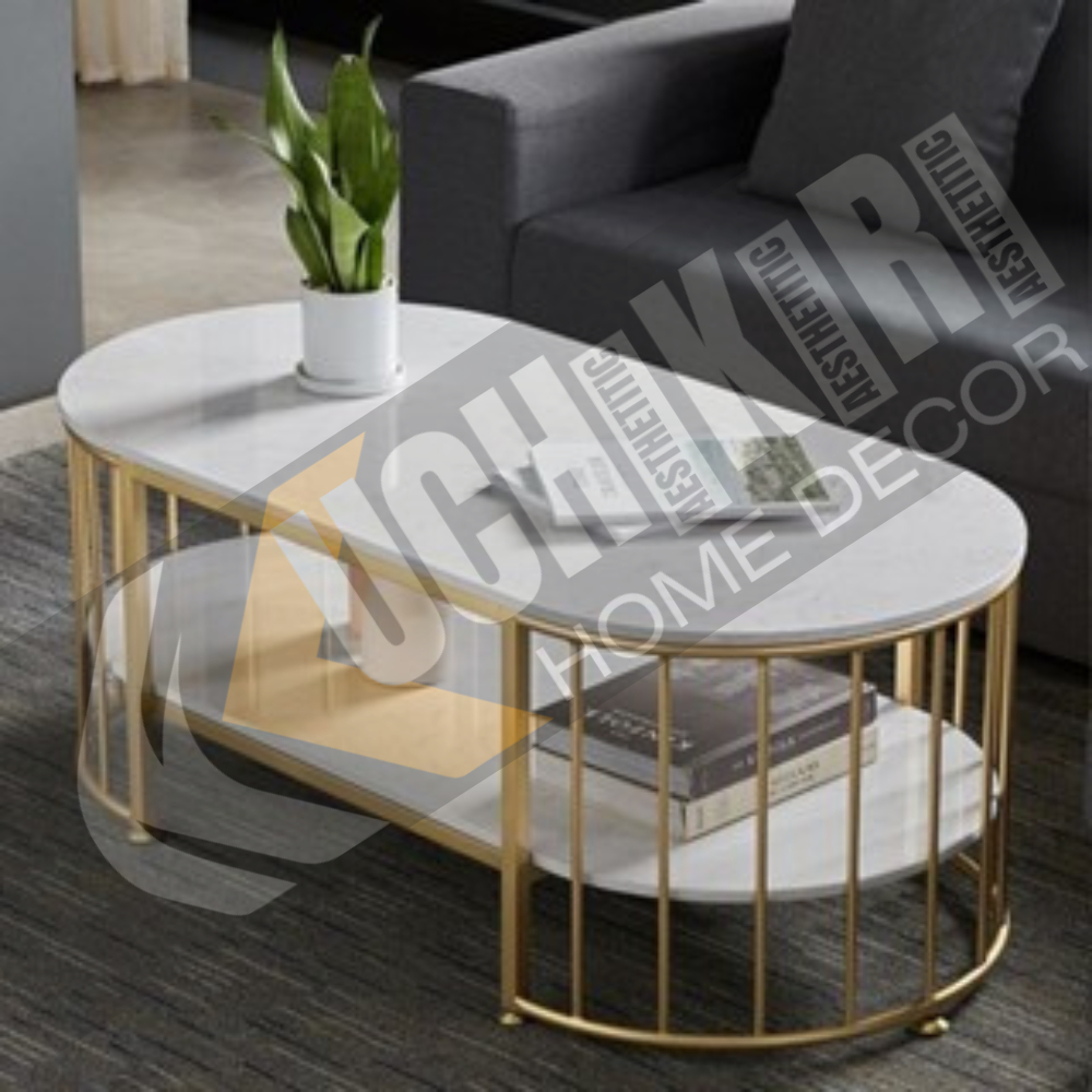 Jual Meja tamu minimalis KITKAT modern motif marmer HPL, Meja tamu ...