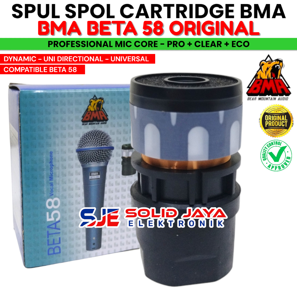 Jual SPUL SPULL MIC BMA BETA 58 MICROPHONE SPOL SPOOL SPUEL CARTRIDGE KARTRIDGE ELEMEN MIK SPUL ...