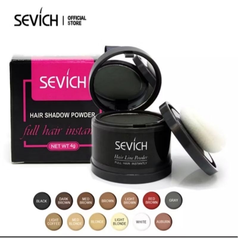 Jual Hair shadow bedak rambut Sevich solusi untuk menutupi rambut tipis ...
