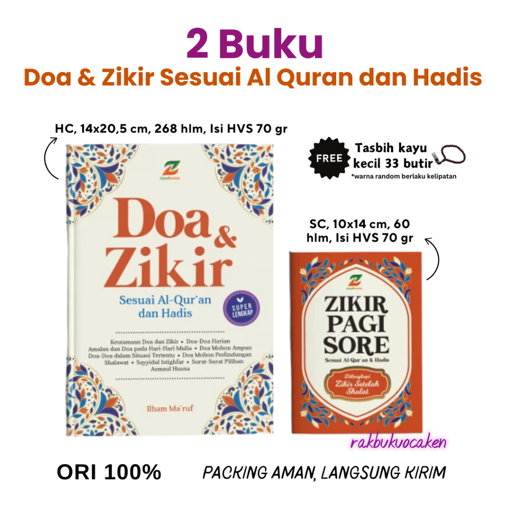 Jual Doa & Zikir Sesuai Al Quran dan Hadis - Super Lengkap | Shopee ...