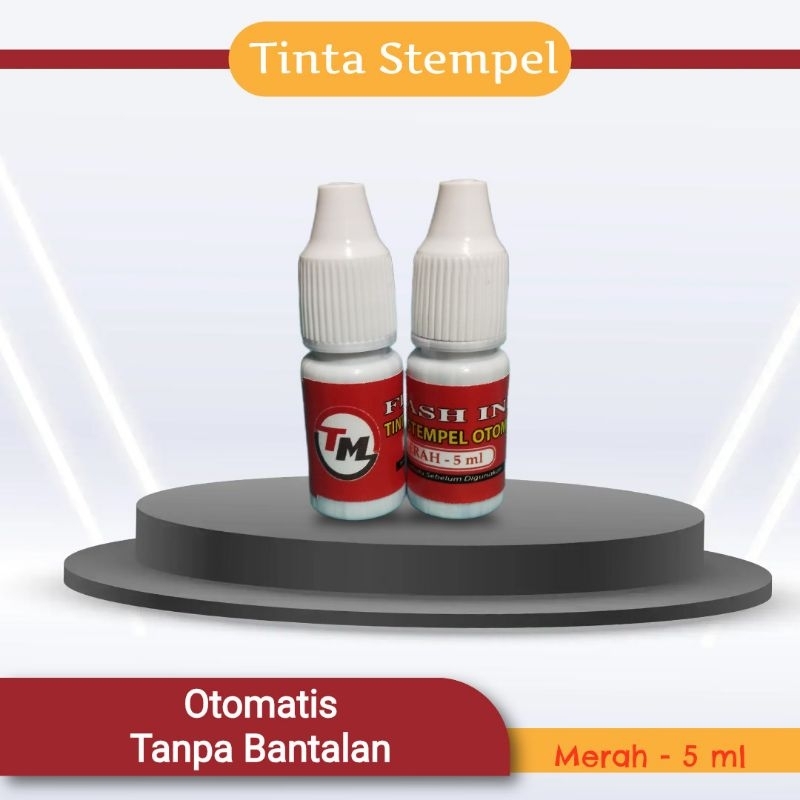 Jual Tinta Stempel Otomatis / FLASH ink 5 ml | Shopee Indonesia