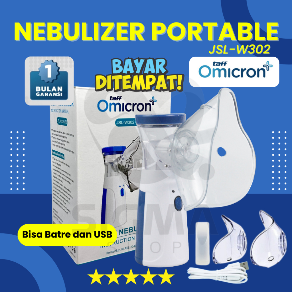 Jual Nebulizer Portable Alat Bantu Uap Pernapasan Anak Batuk Pilek Asma Nebulizer Untuk Anak dan ...