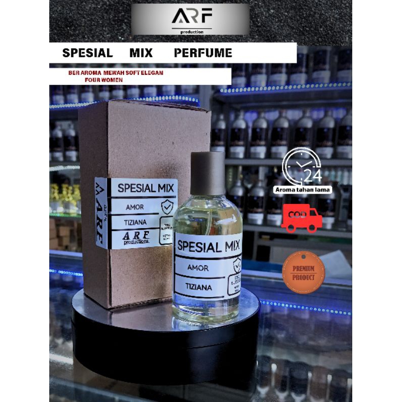 Jual [ARF] MIX PARFUM TAHAN LAMA// AMOR X TIZIANA // Parfum Mix Wanita ...