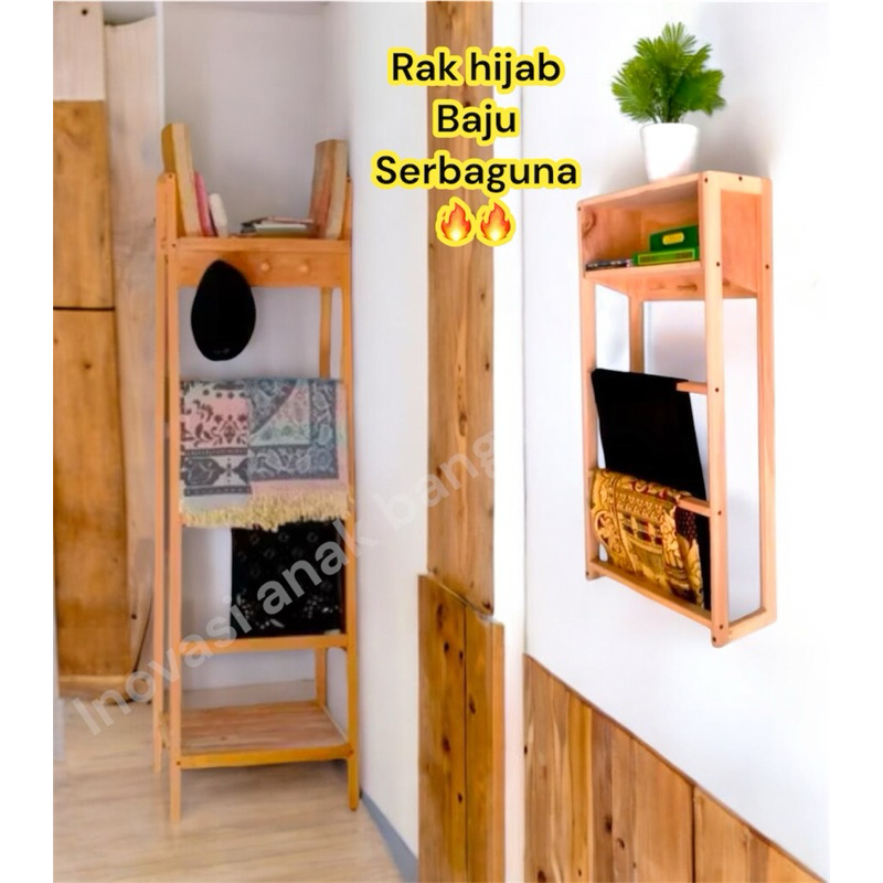 Jual Model baru model berdiri model gantung Rak Mukena Minimalis ...