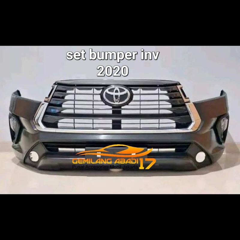 Jual set bumper innova reborn 2021 set lengkap gril no minus krn baru ...