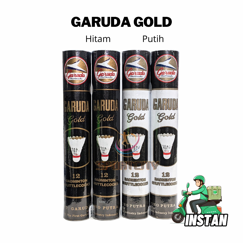 Jual ShuttleCock Cock Badminton Garuda Gold Garuda Hitam Putih cock ...