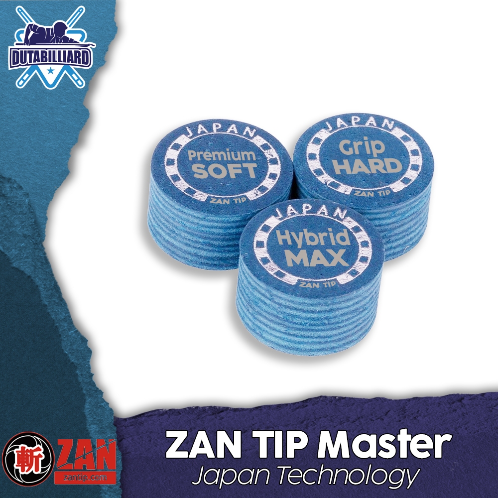 Jual Zan Tip Master Billiard Cue Tip Japanese Technology 14mm Cue Tip 9 ...