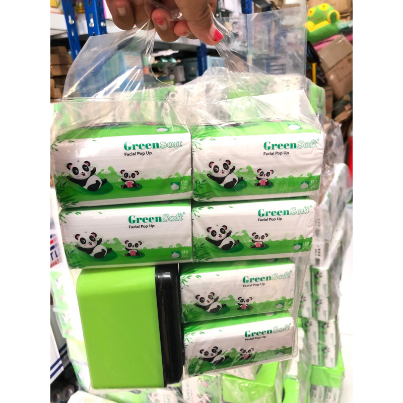 Jual Tisu green isi 6 pcs BONUS Kotak tisu | Shopee Indonesia