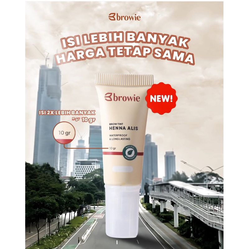 Jual [10GR] browie Brow Tint Henna Alis | Eyebrow Gel Waterproof ...