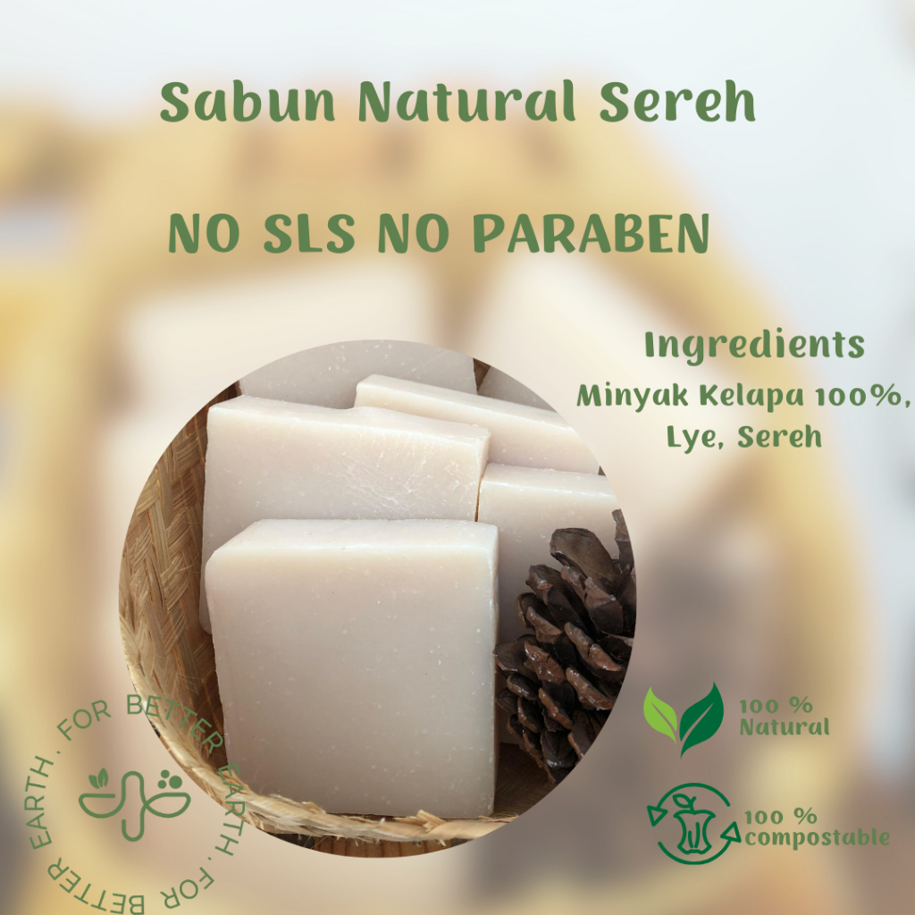 Jual NATURAL SOAP 100%- Sabun Natural Rempah -Sabun Minyak Kelapa Murni ...