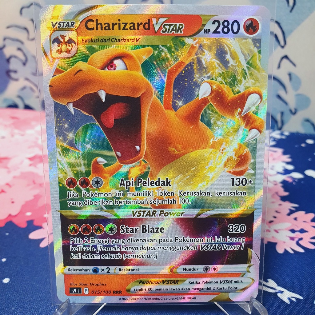 Jual Charizard VSTAR RRR s9 015/100 Pokemon TCG Indonesia VSTAR Semesta | Shopee Indonesia