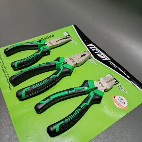 Jual Tang Set 3 Pcs / Tang kombinasi 7 Inch + Tang Potong 6 Inch + Tang ...