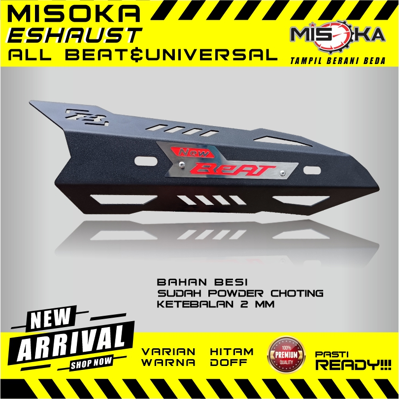 Jual Misoka Eshaust Beat,Mio,Scoopy,Next,Genio Besi Aksesoris Motor Honda Pelindung Knalpot ...
