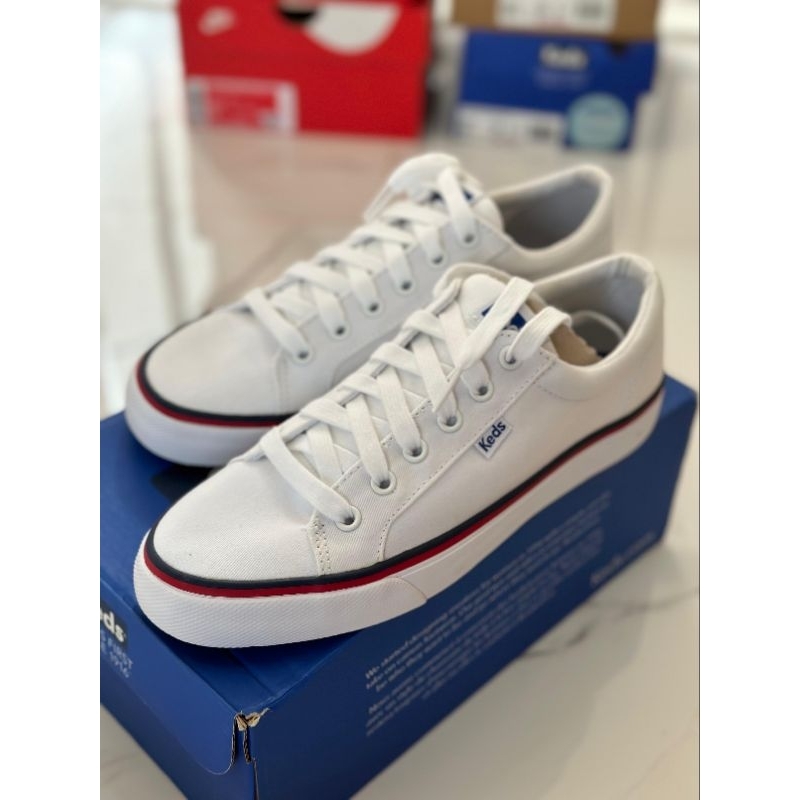 Jual sepatu keds putih New!! | Shopee Indonesia