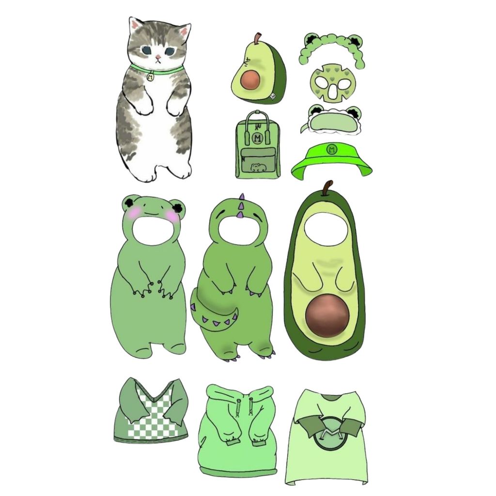 Jual Paper Craft Kucing / Stiker Kucing | Shopee Indonesia