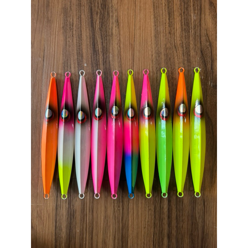 Jual Timah Jig / Blank Metal Jig Sudah Cat Clear Coat Untuk Layur dan ...