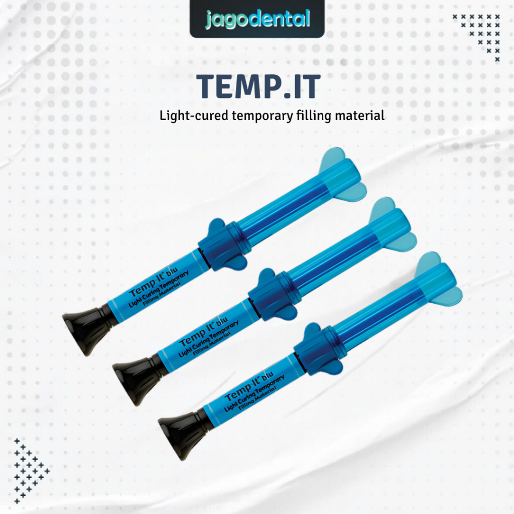 Jual JAGO DENTAL Tambalan Sementara / Temporary Filling Light Cure TEMP-IT Spident Sintem Inlay ...