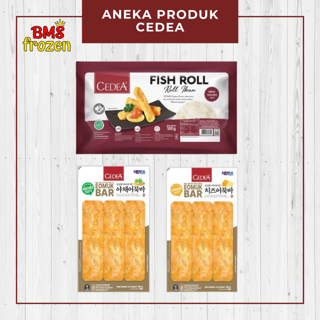 Jual BMS Frozen Mart | Cedea Fish Roll - Cedea Fishroll - Cedea Eomuk ...