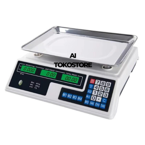 Jual Timbangan Digital Scales Alat Pengukur Berat Buah Sayuran Beras ...