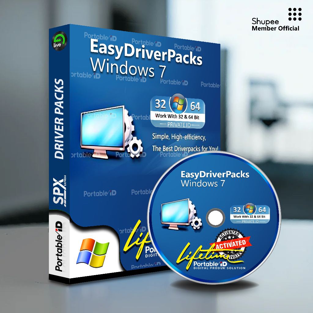 Jual DVD Installer WanDrv (Easy DriverPacks) Untuk Windows® 7 32BIT dan 64BIT | Shopee Indonesia
