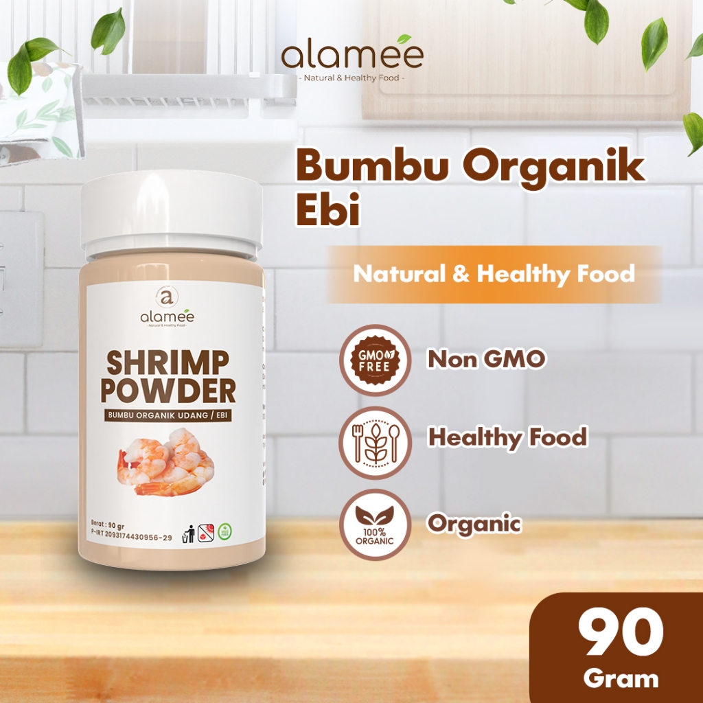 Jual ALAMEE Bubuk Ebi Halus Kering Udang Bumbu Dapur Organik Shrimp ...