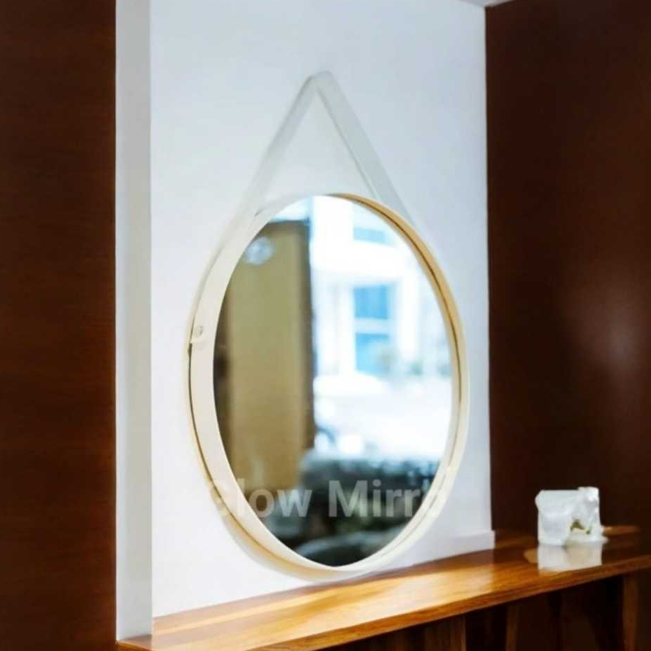 Jual Cermin Model Bulat Diameter 50cm Aeshtetik / Kaca Tempel Dinding ...