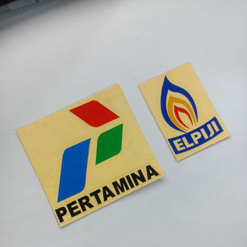 Jual STICKER CUTTING LOGO PERTAMINA DAN LOGO ELPIJI (ISI 10 PCS ...
