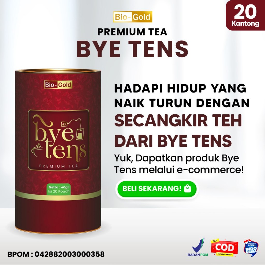 Jual Teh ByeTens Bio Gold Teh Herbal Premium untuk Membantu Atasi ...