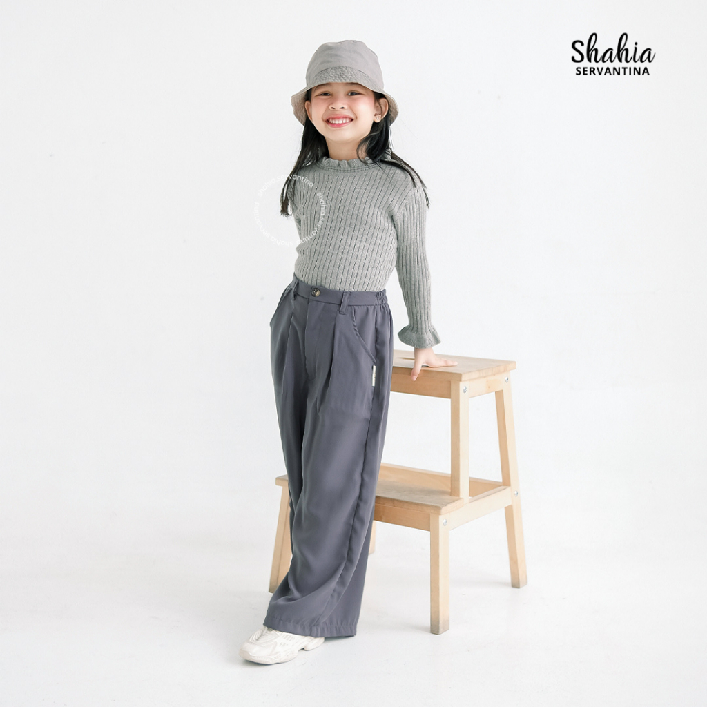 Jual Shahia Servantina - Kulot Anak Perempuan Celana Panjang Anak Loose ...