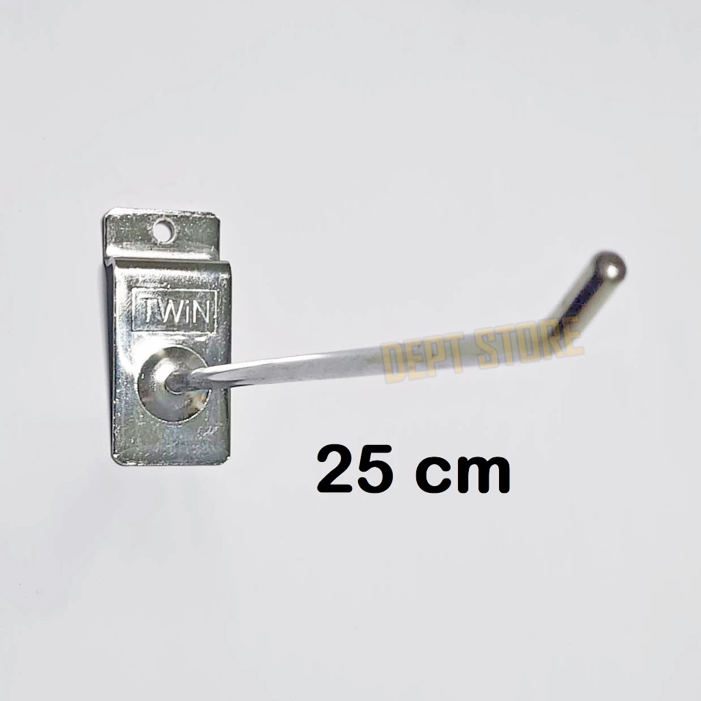 Jual Slide Wall 25 cm / Slat Wall Cantolan Display Hook Gantungan ...