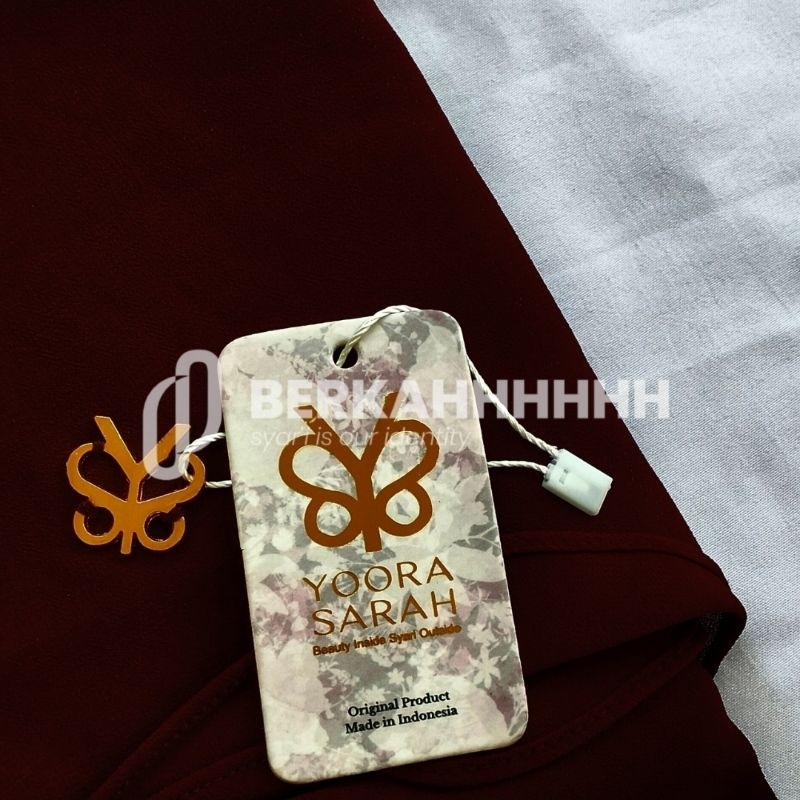 Jual Naura Oval by Yoora Sarah - Dark Maroon | Shopee Indonesia