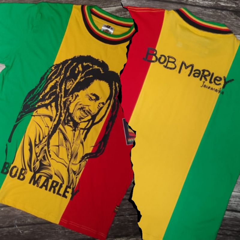 Jual Kaos Bob Marley Roots MKH Baju Rasta Reggae t-shirt Rasta Original ...