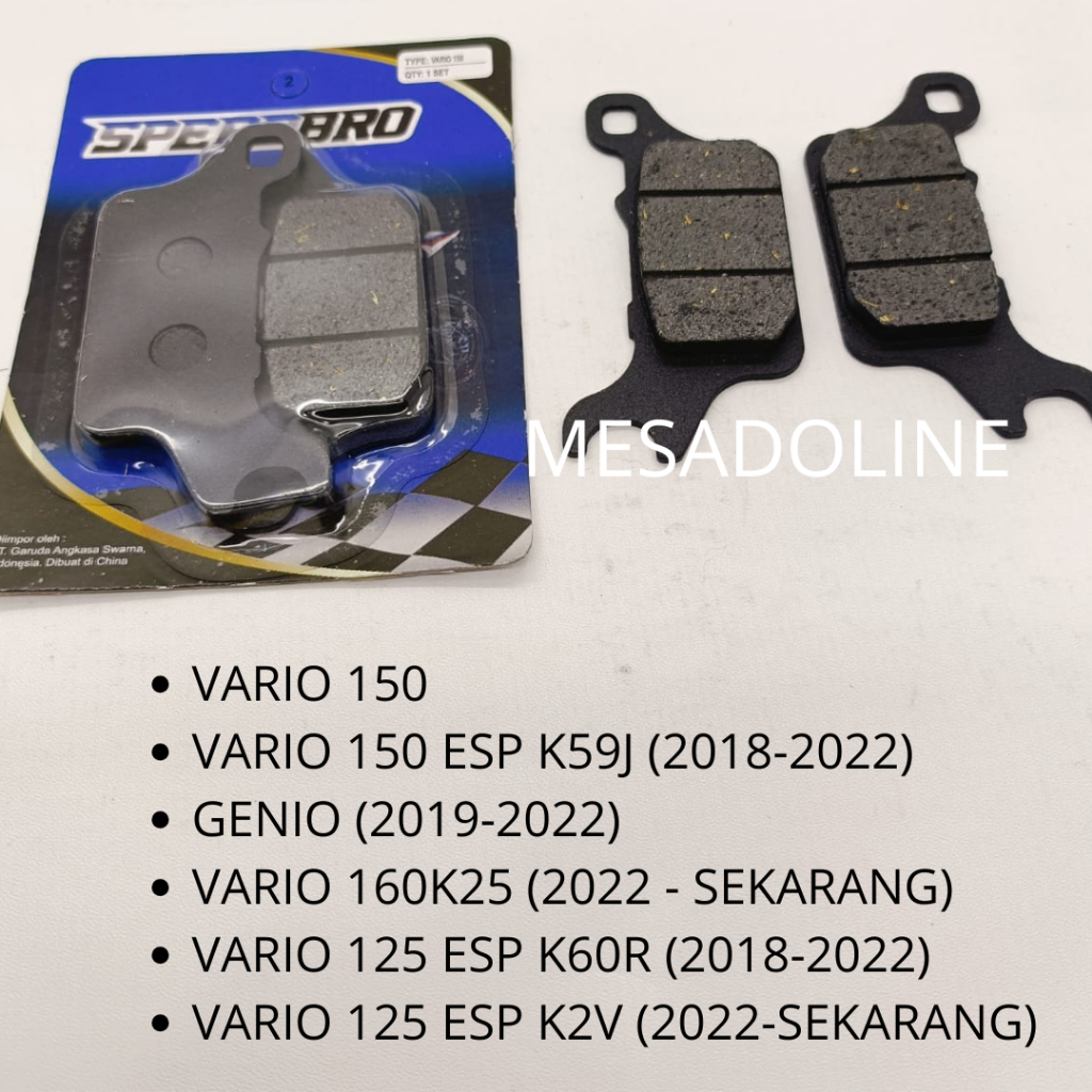 Jual KAMPAS REM CAKRAM DEPAN DISC PAD VARIO 150 VARIO 125 ESP VARIO 160 ...