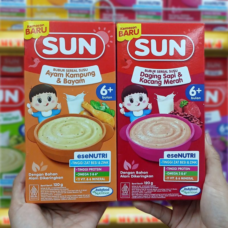 Jual SUN Bubur Sereal Susu Box 120 g | Shopee Indonesia