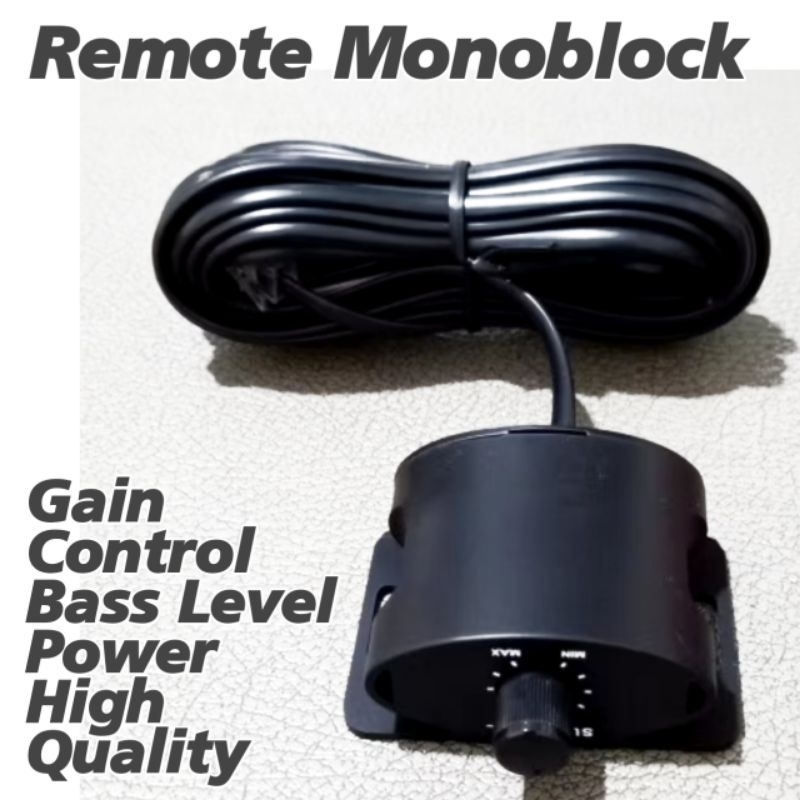 Jual Remote Bass Monoblock Gain Level Remote | Shopee Indonesia