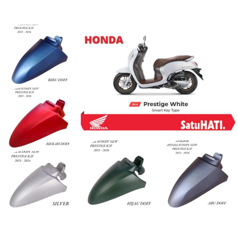 Jual SPAKBOR HONDA SCOOPY PRESTIGE K2F SMART KEY TIPE 2021 - 2024 ...