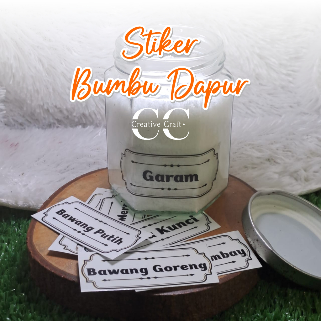 Jual STIKER LABEL BUMBU DAPUR TERLENGKAP DAN TERMURAH !!! | Shopee ...